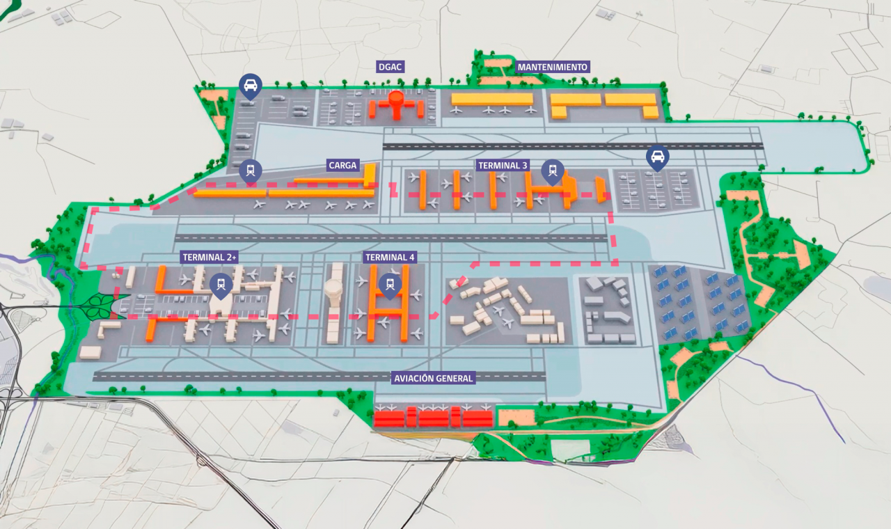 Proyecto de ampliación del aeropuerto Arturo Merino Benítez al año 2050 | Dirección de Aeropuertos